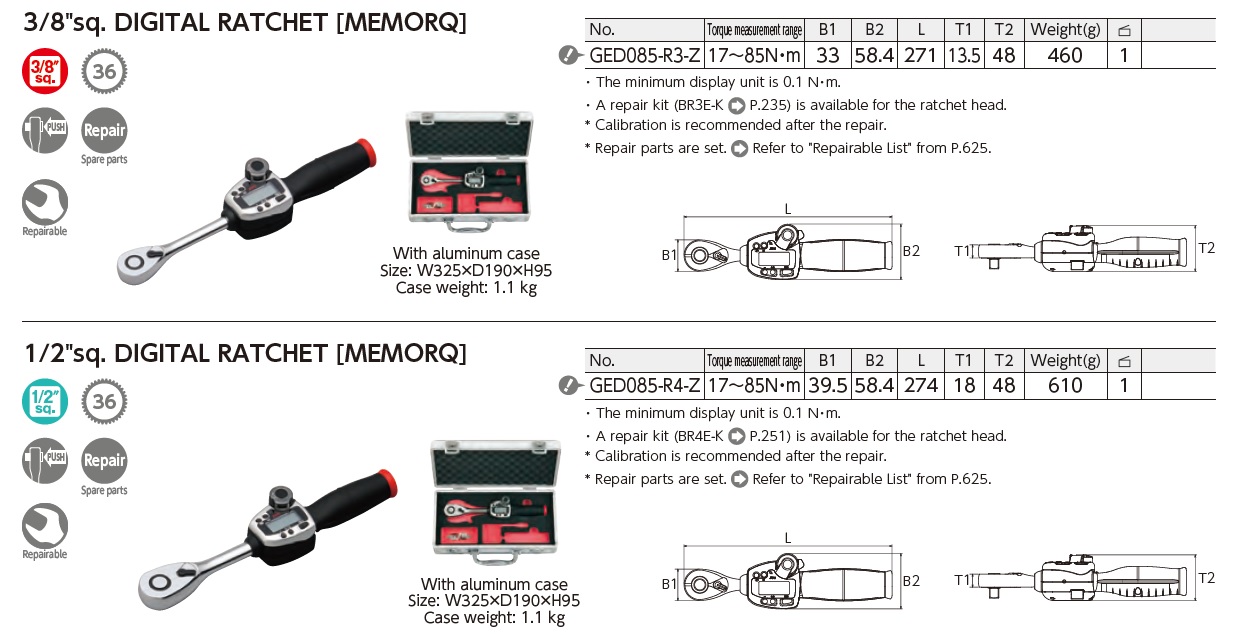 Ichiban Precision Sdn Bhd - KTC - KTC Digital Ratchet [Memorq]